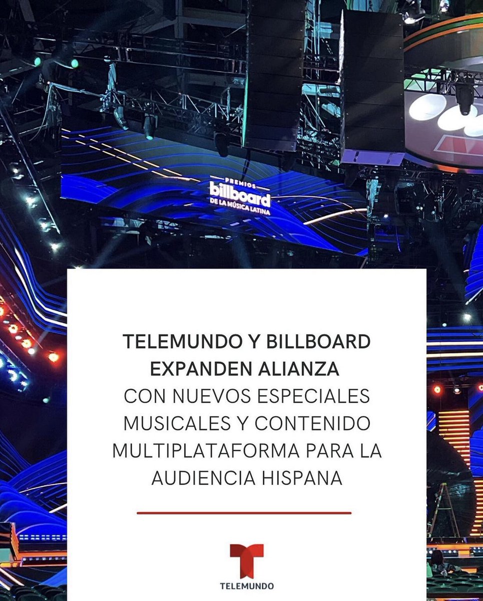 Telemundo on Twitter: "¡Nuestra alianza junto a Billboards se expande para traerte nuevos ...