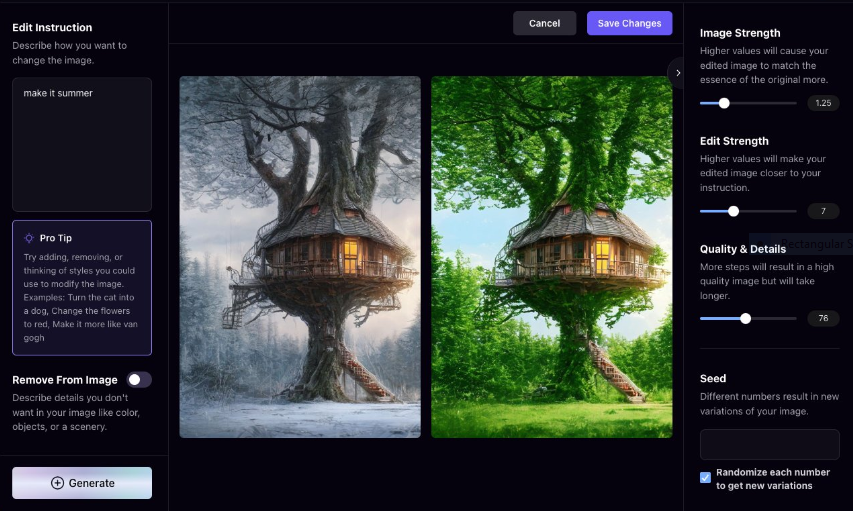 Instruct Pix2Pix AI is becoming powerful. Just give an image/video with text instruction. Here's ...