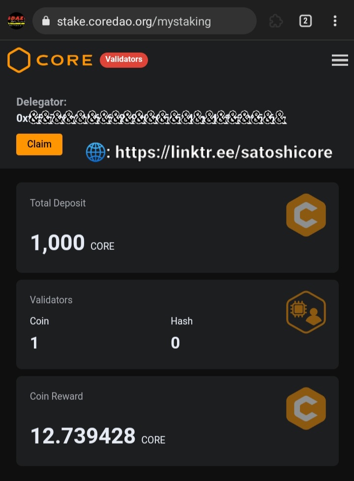 Satoshi CORE (BTCs) on Twitter: "You can Deposit $CORE on CEXs trading CORE/USDT, & have only ...
