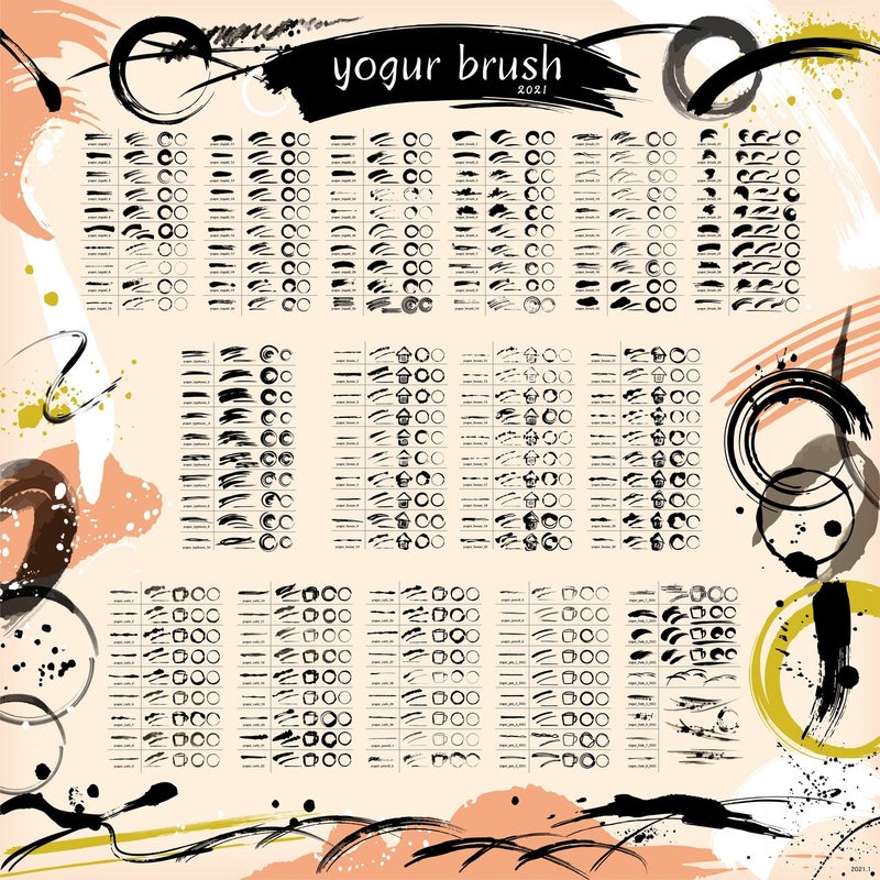 DTP Transit on Twitter: "ヨーグルさん @rie_lalala のIllustratorブラシ集、最強です!!! https://note.com/rie_lalala ...