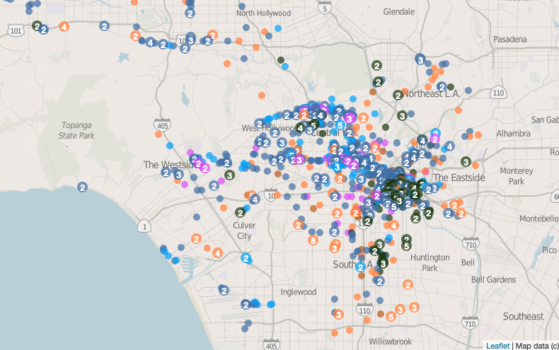 Where are these concrete buildings? Here is a map latimes produced more ...