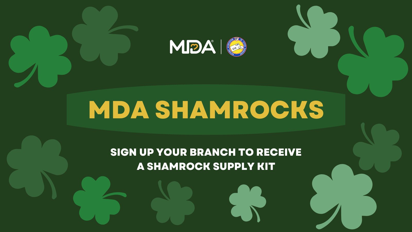 Mda Logo Shamrock