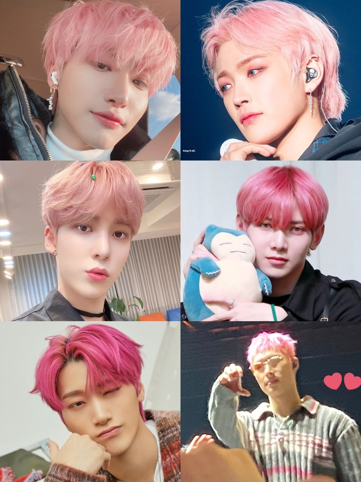 Exo Xiumin Pink Hair