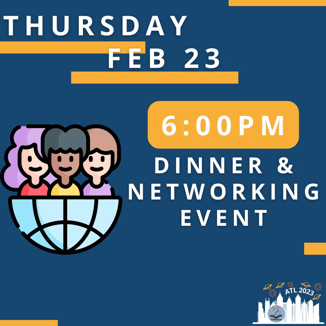 ComSciCon-ATL on Twitter: "Our #ComSciCon-ATL 2023 schedule is officially finalized! What event ...