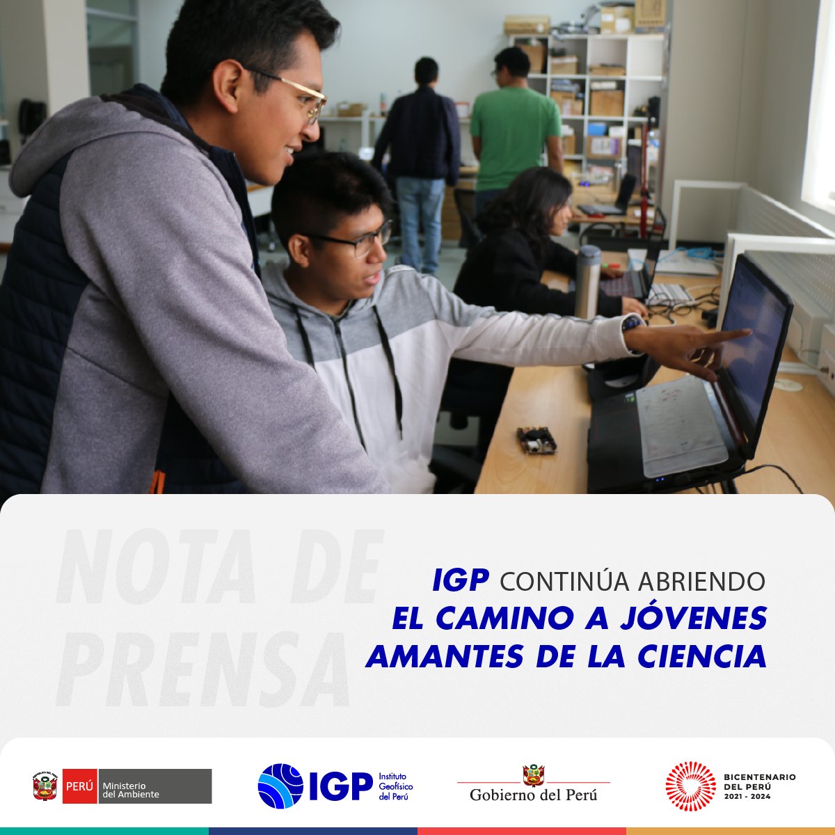 Instituto Geofísico del Perú on Twitter: "Alumnos de diferentes ...