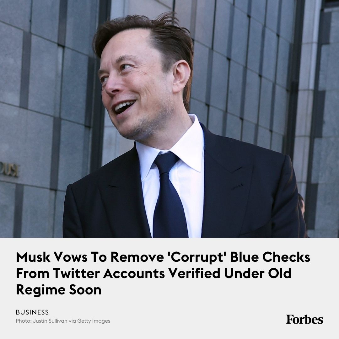 Many Twitter accounts that were verified before Elon Musk bought the ...