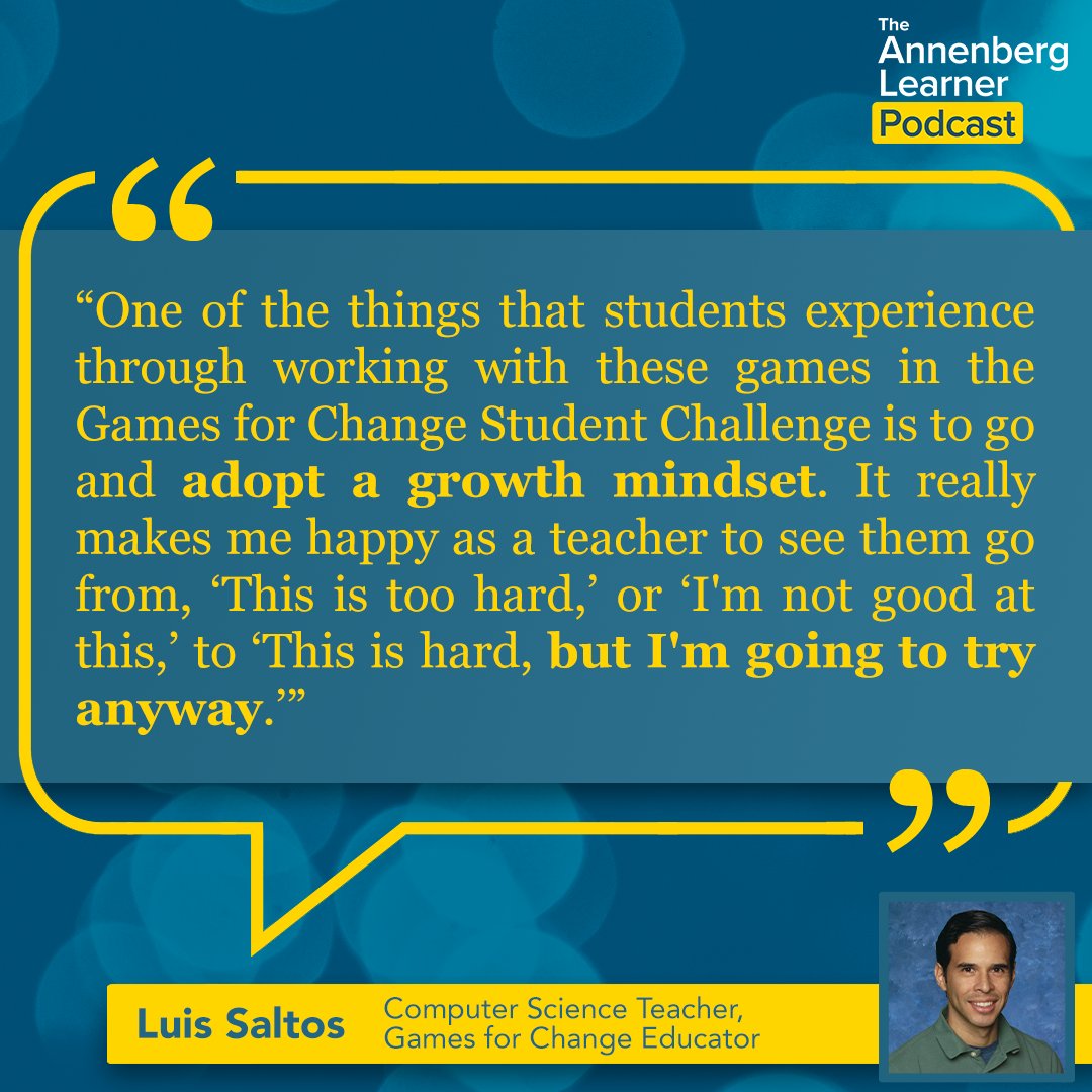 Annenberg Learner on Twitter: "💻 #ComputerScience Teacher Luis Saltos discusses his work with ...