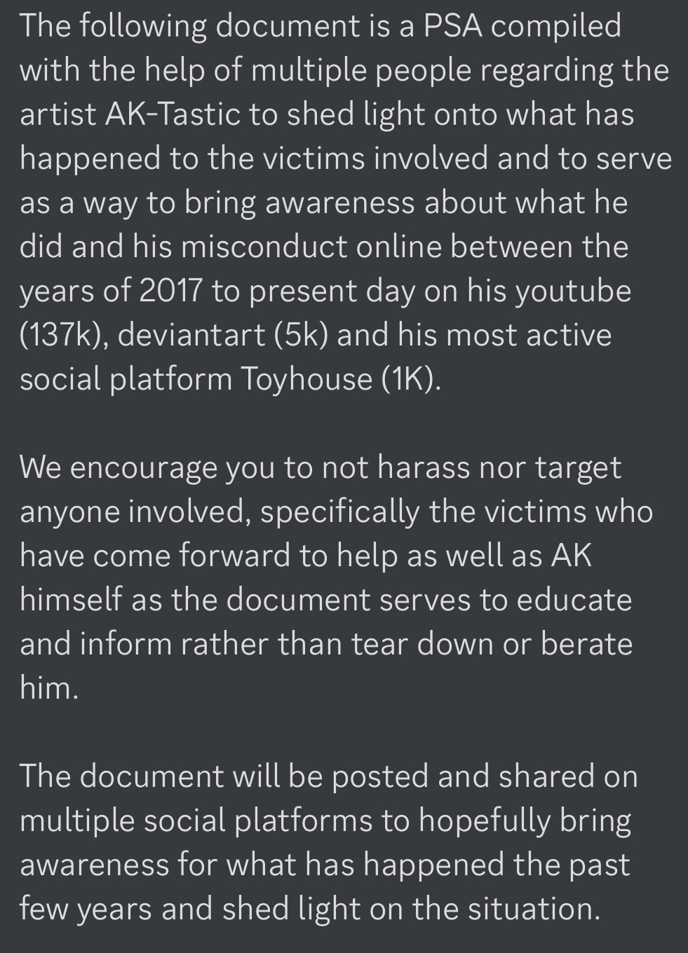 Greeds || Read Pin 📌 on Twitter: "A long PSA regarding the artist AK-Tastic Link to the document ...