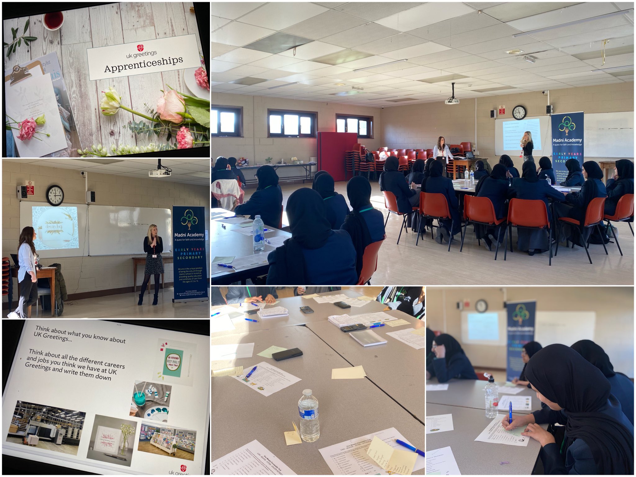 Madni Academy on Twitter: "A huge thank you to our partners @UKGreetings for visiting our school ...