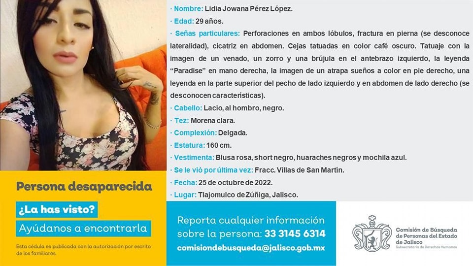 Reporte Mx Noticias On Twitter Sigue La Búsqueda De Lidia Jowana