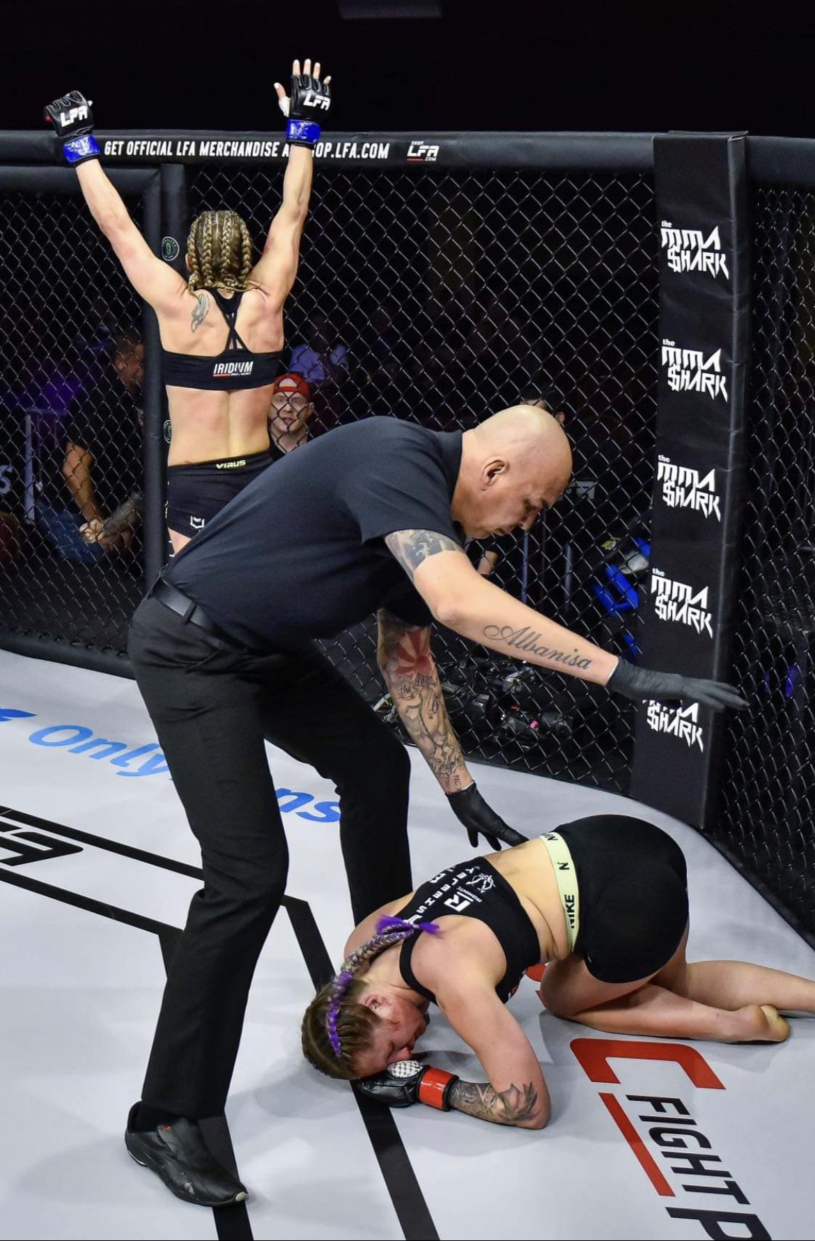The MMA Shark on Twitter: "LFA kicks off with a KO win for Nejra Repp at +225! This shows going ...