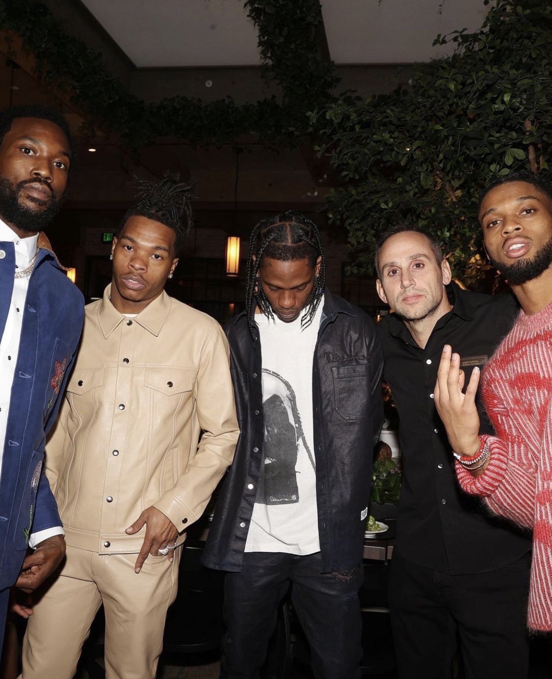 RapTV on Twitter: "Travis Scott, Lil Baby, Meek Mill, Damar Hamlin and Michael Rubin‼️🔥 https ...