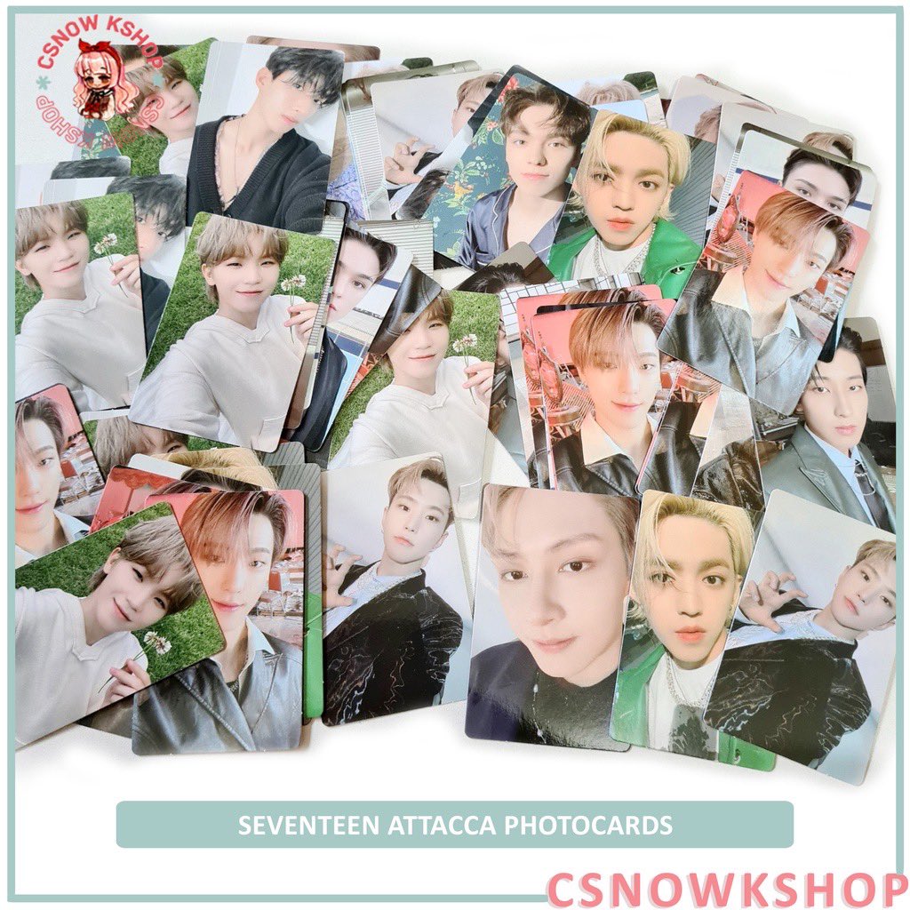 KPOP Best Seller on Twitter: "SEVENTEEN SVT ATTACCA Album Official PC Photocard Price: ₱180 ...