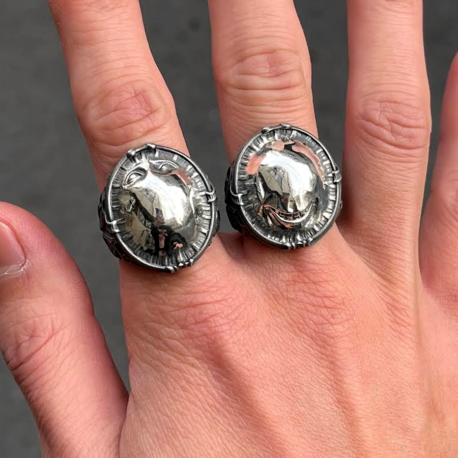 シルバーギークス / SILVER GEEKS on Twitter: ""目"と"口" 新作リングー！ Superbia（スペルヴィア） 「"シャイニング"リング A, B ...