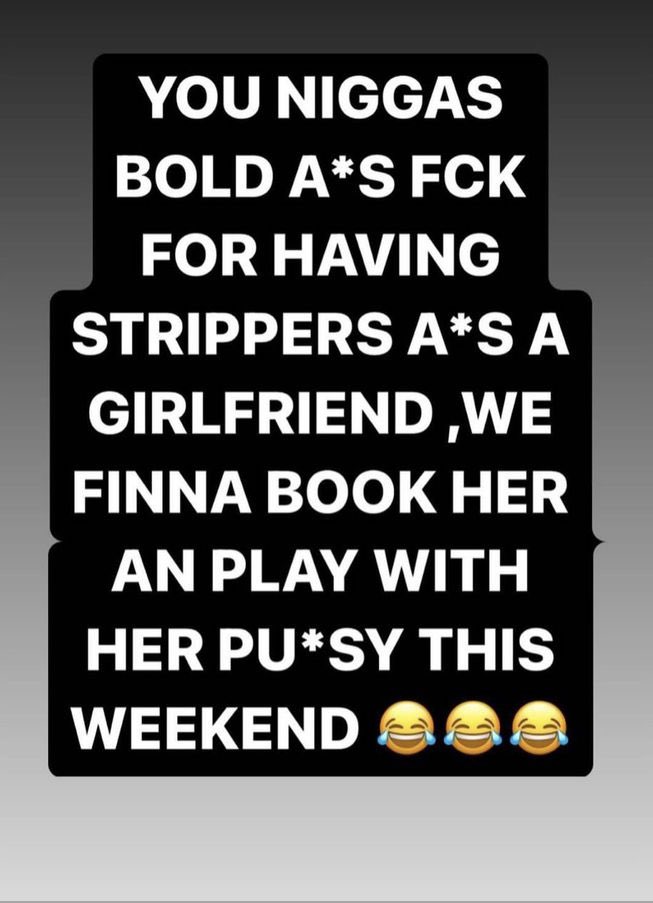 - Ms. No N!iggas. ♛ on Twitter: "i truly hate this cause bitch who twat you playing in ????? ill ...