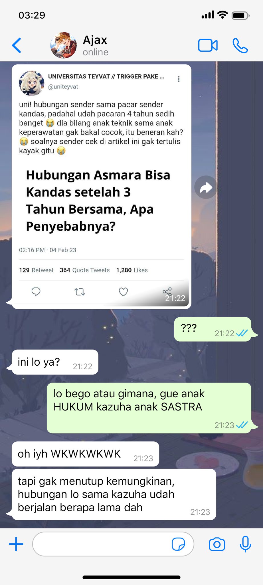 Nao on Twitter: "—— O2. rese https://t.co/wPxrIveXwl" / Twitter