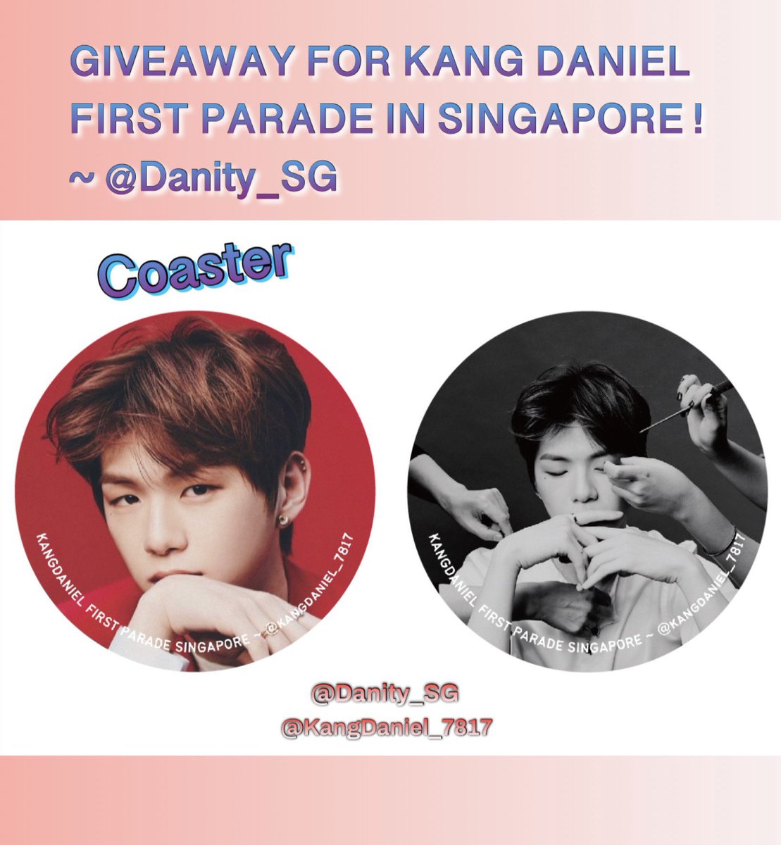 OurDaniel.com 💫 Kang Daniel Fans on Twitter: "RT @Danity_SG: 🛎️ GIVEAWAY - KANG DANIEL FIRST ...
