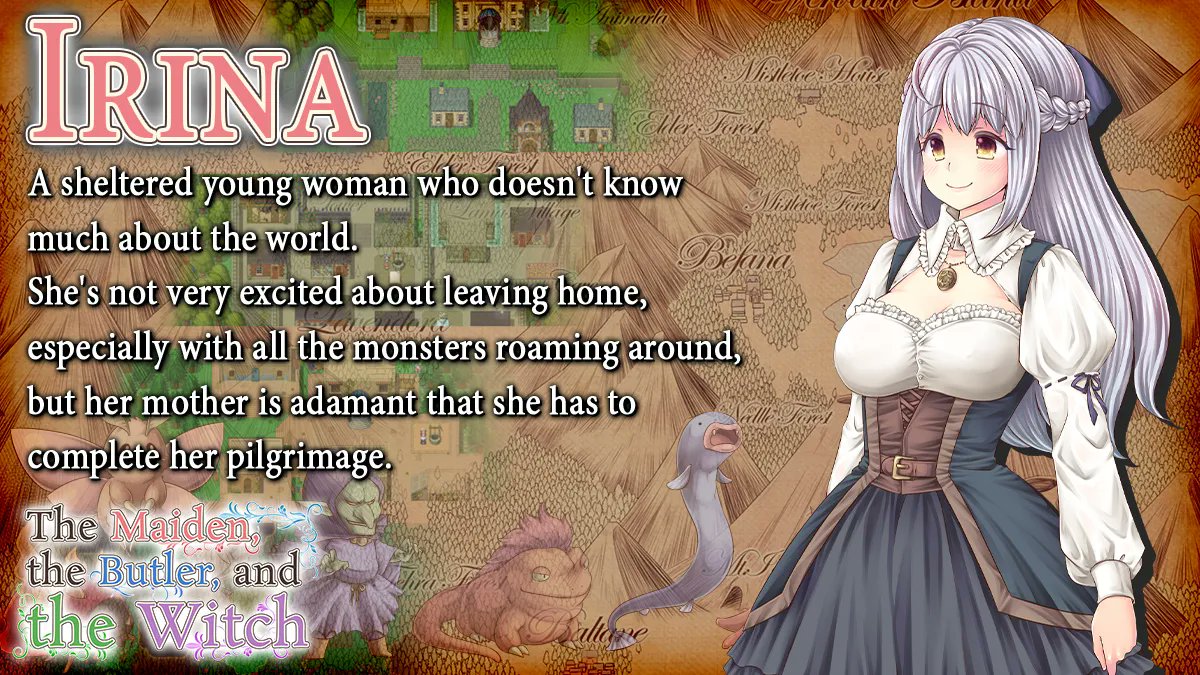 Kagura Games on Twitter: "Irina is about to set off on her journey to train and become a proper ...