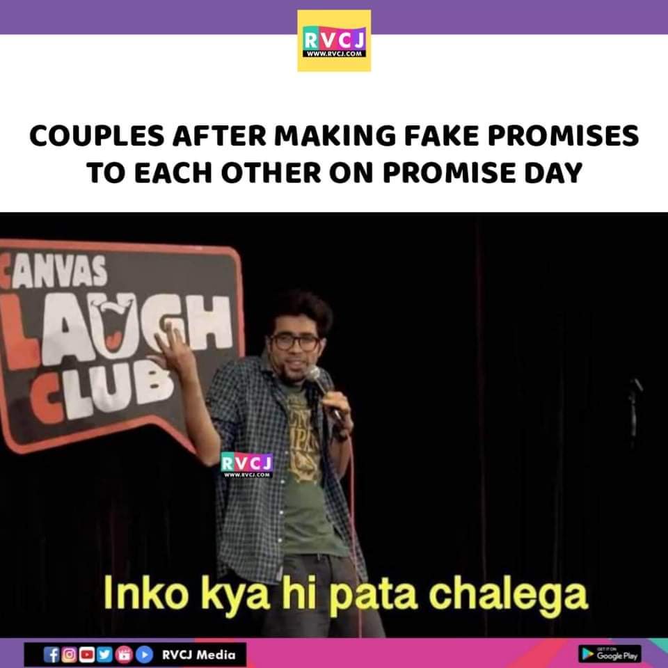 Promise Day Memes Thread 🧵 - Thread from RVCJ Media @RVCJ_FB - Rattibha