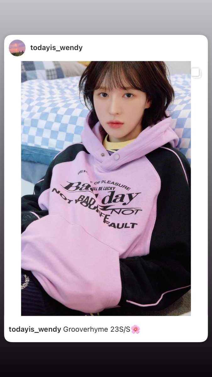 완투탱 💙 on Twitter: "230211 grooverhyme Instagram #RedVelvet #레드벨벳 #Wendy #웬디 @RVsmtown https ...