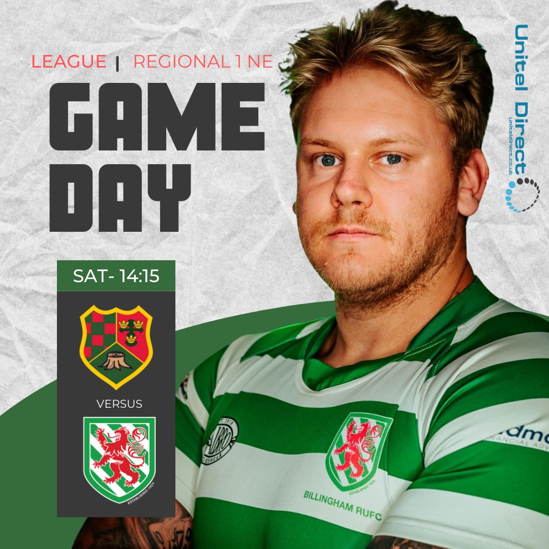 Official on Twitter: "‼️GAME DAY‼️ Another big day in our rugby calendar… Paviors 🆚 Billingham 📅 ...