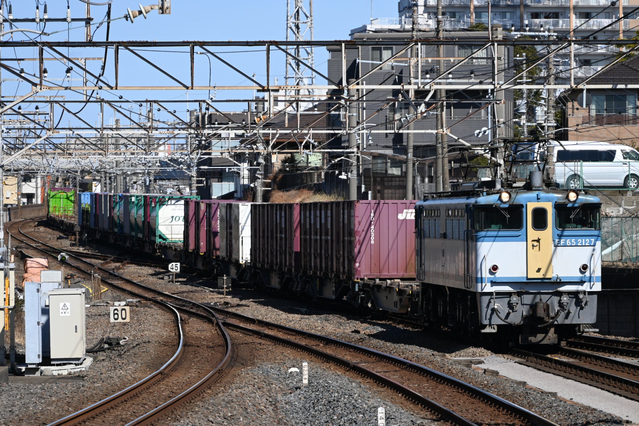 写真垢 on Twitter: "EF65 2127 4097レ@西船橋 EF65 2101 8685レ@吉川 https://t.co/txe8Tgl7Ad" / Twitter