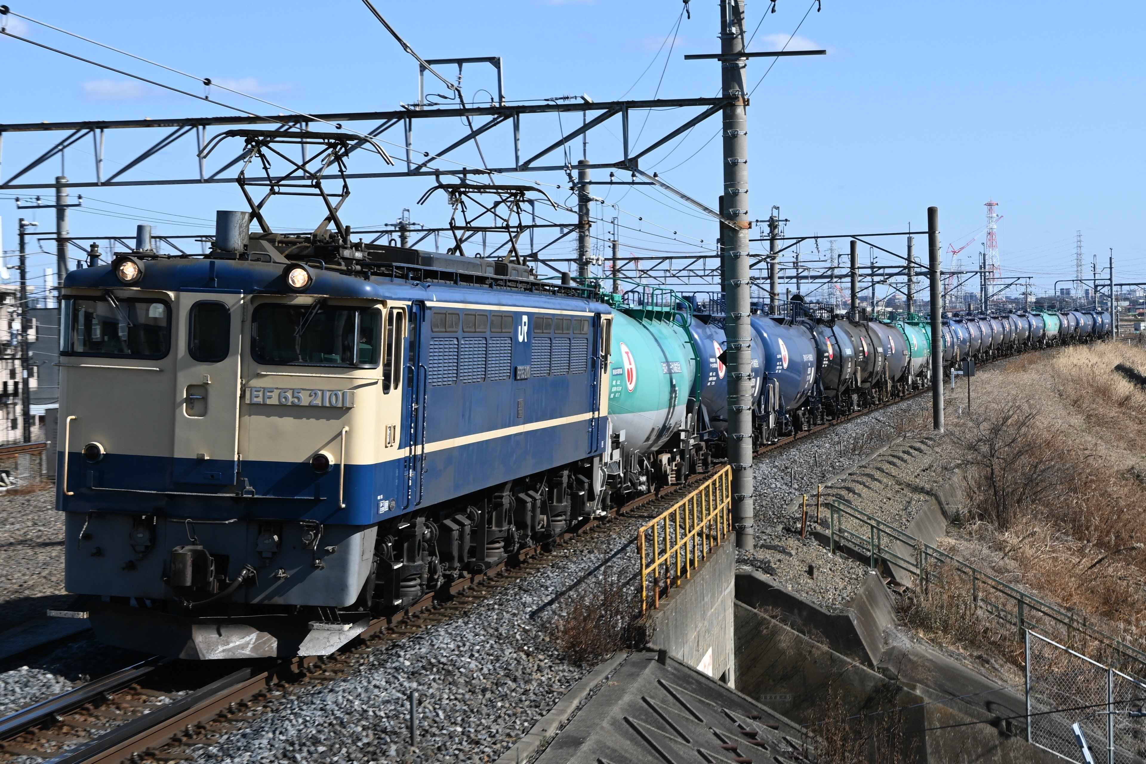 写真垢 on Twitter: "EF65 2127 4097レ@西船橋 EF65 2101 8685レ@吉川 https://t.co/txe8Tgl7Ad" / Twitter