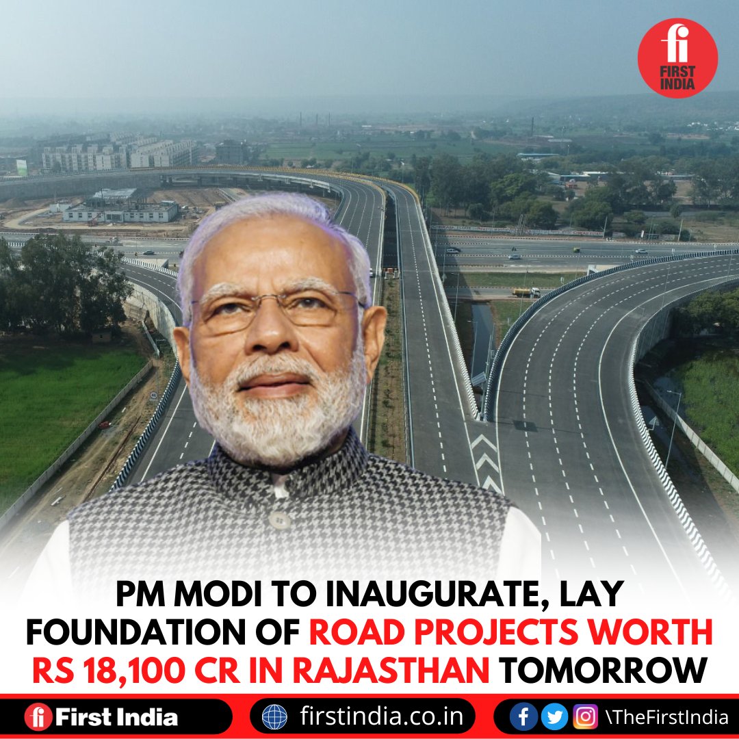 First India on Twitter: "In a major infrastructure push, Prime Minister Narendra Modi will ...