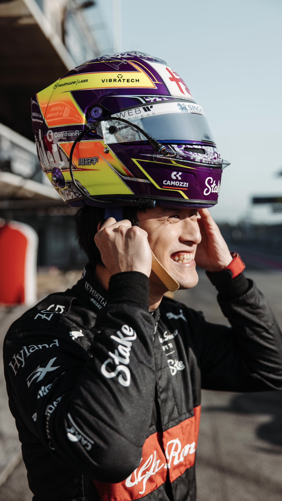 Alfa Romeo F1 Team Stake on Twitter: "Ready for more, @ZhouGuanyu24? 😁 #GetCloser #F1 https://t ...