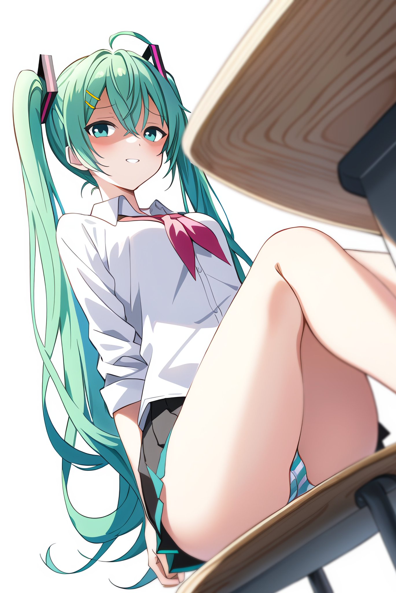 ナナシ321 on Twitter: "#初音ミク #イラスト #anythingv3 ドSミクさん sadistic miku https ...