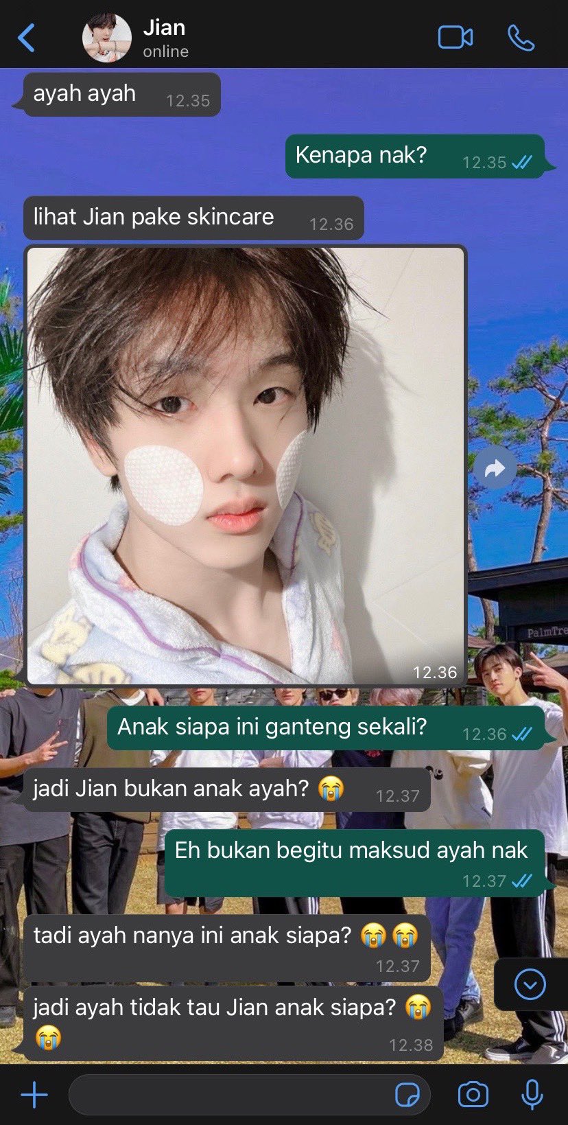 kocheng black | AU Keluarga Pak Jamaludin 📌 on Twitter: "“Ayah, Ayah.” from AU Keluarga Pak ...