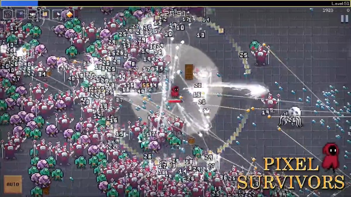 Pixel Survivors on Twitter: "Slain enemies and level up! Play now! https://sosbrigade.io ...