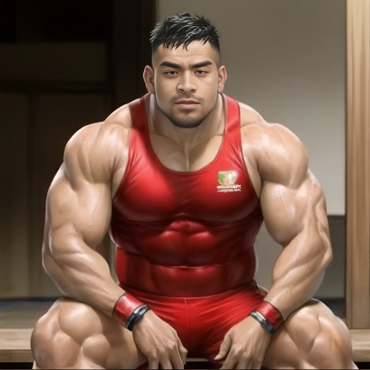 tail_of_shiva on Twitter: "Wrestler #stablediffusion #muscle"