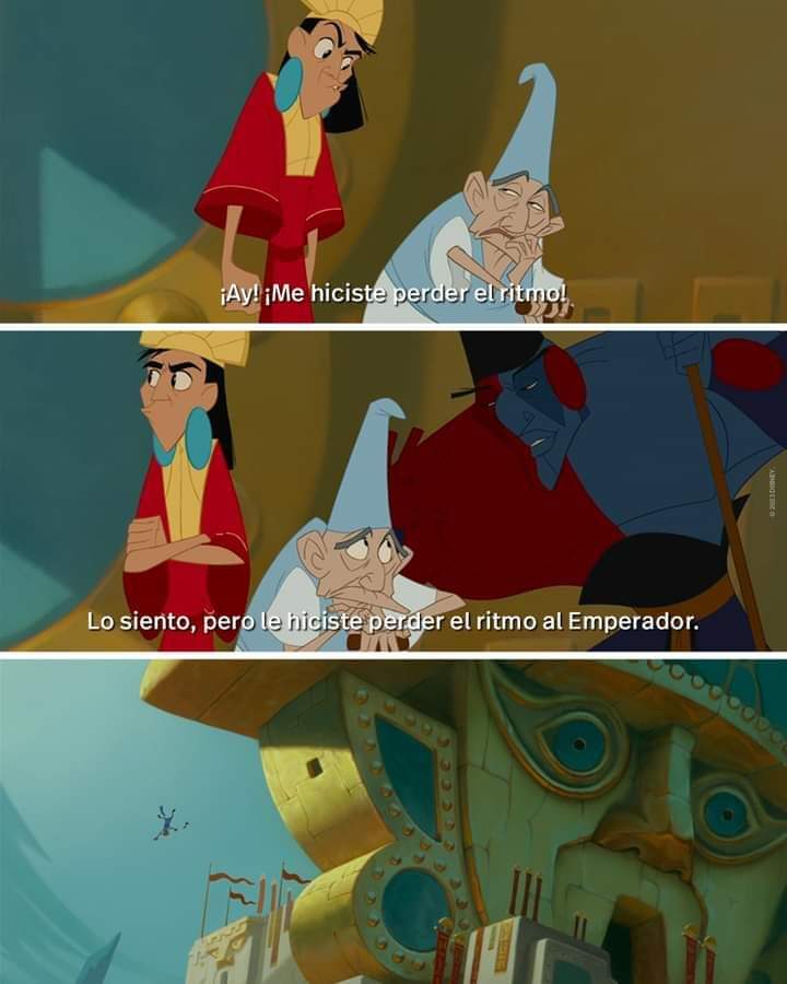 Megacinemag on Twitter: "Nunca le hagas perder el ritmo al emperador Kuzco."