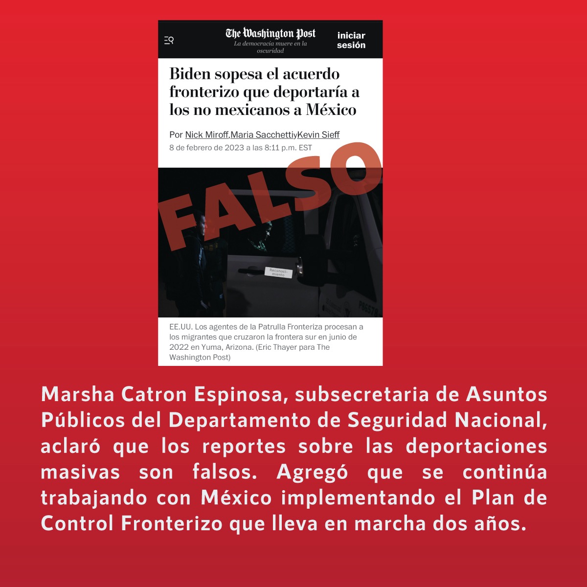 Infodemiamx On Twitter 馃嚭馃嚫馃嚥馃嚱 Falso Que Eua Negoci贸 Con M茅xico