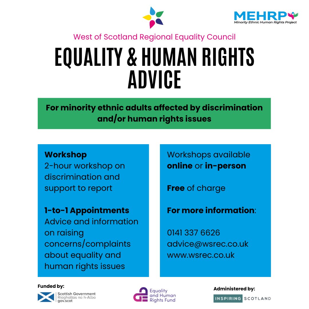 WSREC on Twitter: "As part of our Minority Ethnic Human Rights Project ...