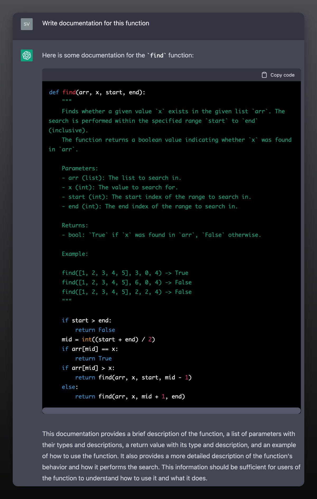 Santiago on Twitter: "9. Writing documentation This is another one of my favorite tricks. Ask ...