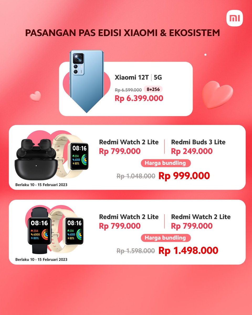 Xiaomi Indonesia on Twitter: "Valentine is coming! Siapa yang lagi cari kado buat orang ...