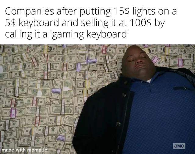 my uncle’s meme stash on Twitter: "gaming keyboard"