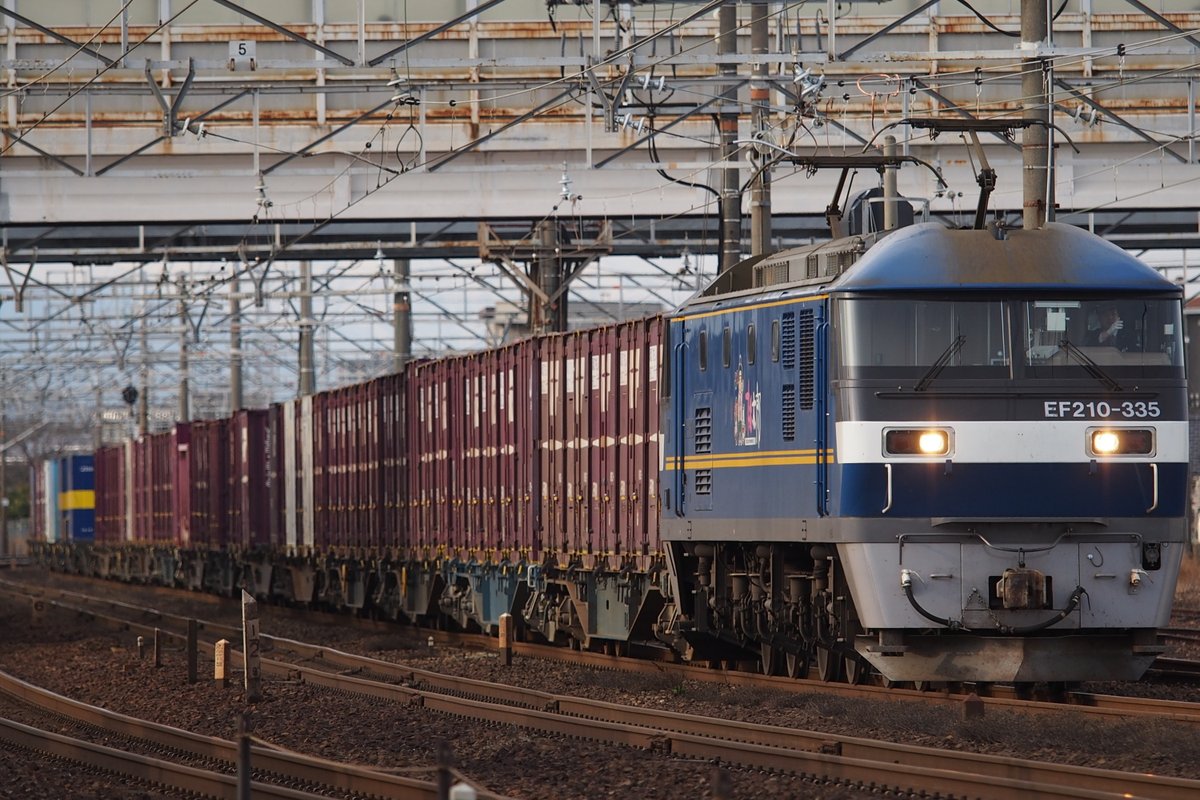 🍪かきてつ☕ on Twitter: "2/11 5074レ EF210-335 清洲付近 JR 30D-273、JOTU 371069[2] 20T6(UT11K-95041)、丸和通運 ...