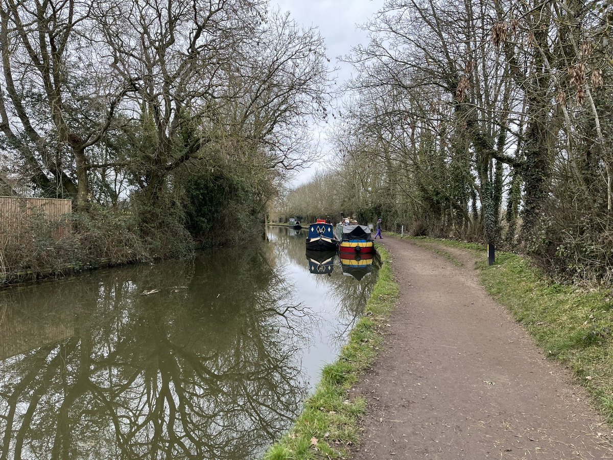 Political Animal on Twitter: "Half a mile along the towpath of the Market Harborough Arm of the ...