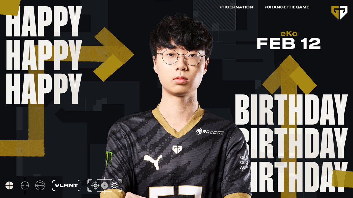 젠지 이스포츠 | Gen.G Esports on Twitter: "🎉#Happy_eKo_Day🎉 #TigerNation #GenGVAL @eKoVLRT"