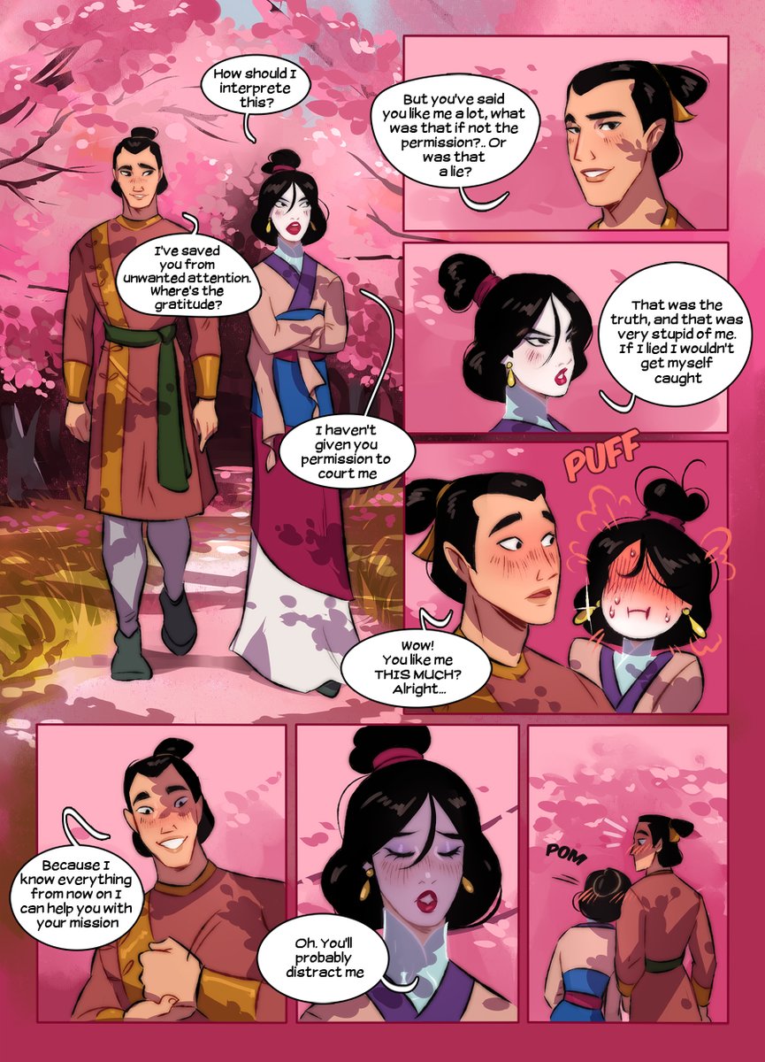 🇺🇦Ripushko_nsfw on Twitter: ""Secret mission" Mulan reverse story. #rule63 #rule34 Pages 8-9 500 ...