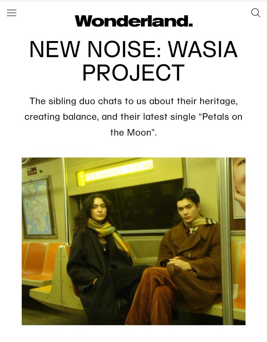 wasia project on Twitter: "go check the band's interview with "wonderland"