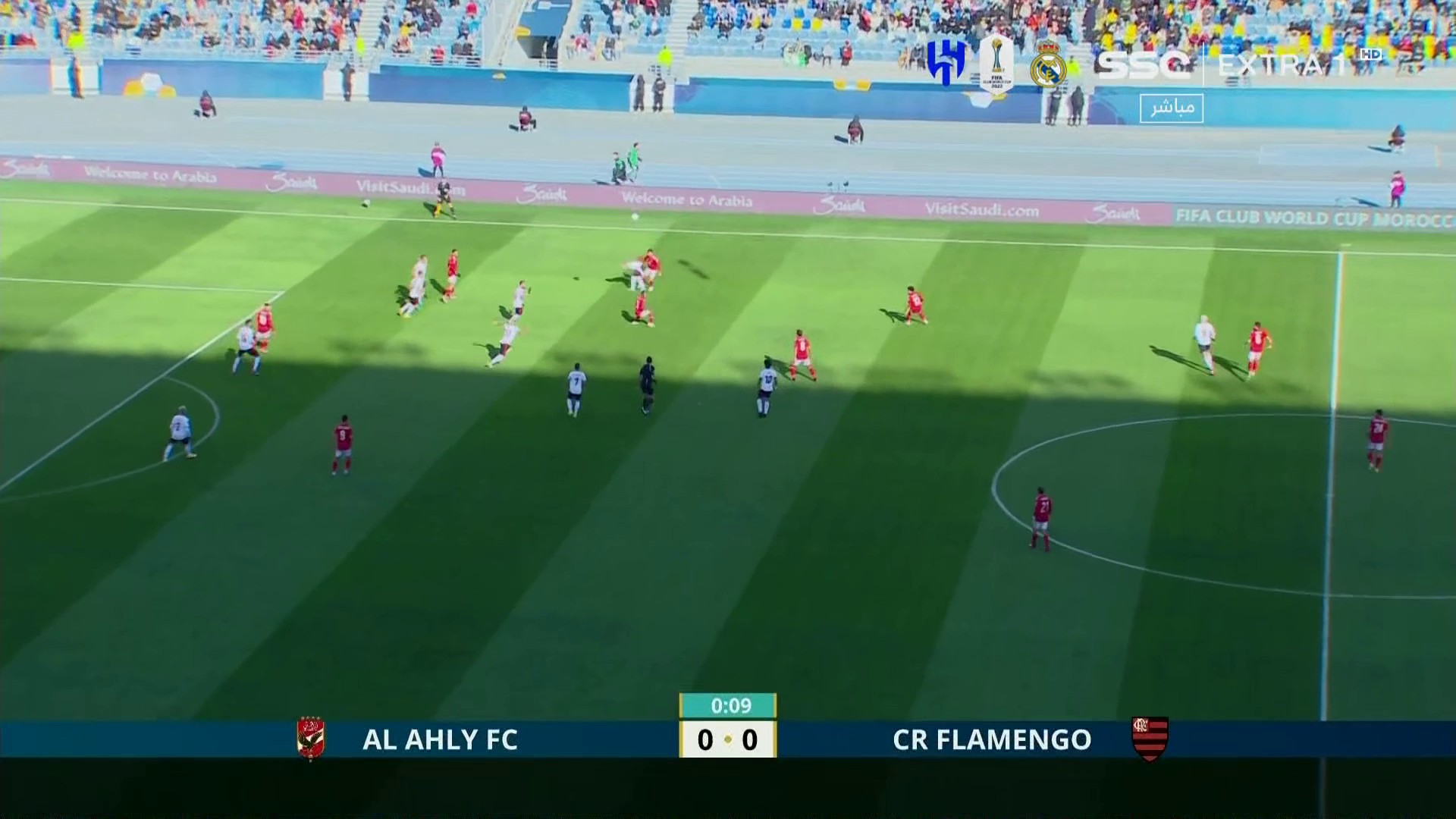 شركة الرياضة السعودية SSC on Twitter: "⏱ انطلاق صافرة البداية.. فلامنغو البرازيلي 🆚 الأهلي ...