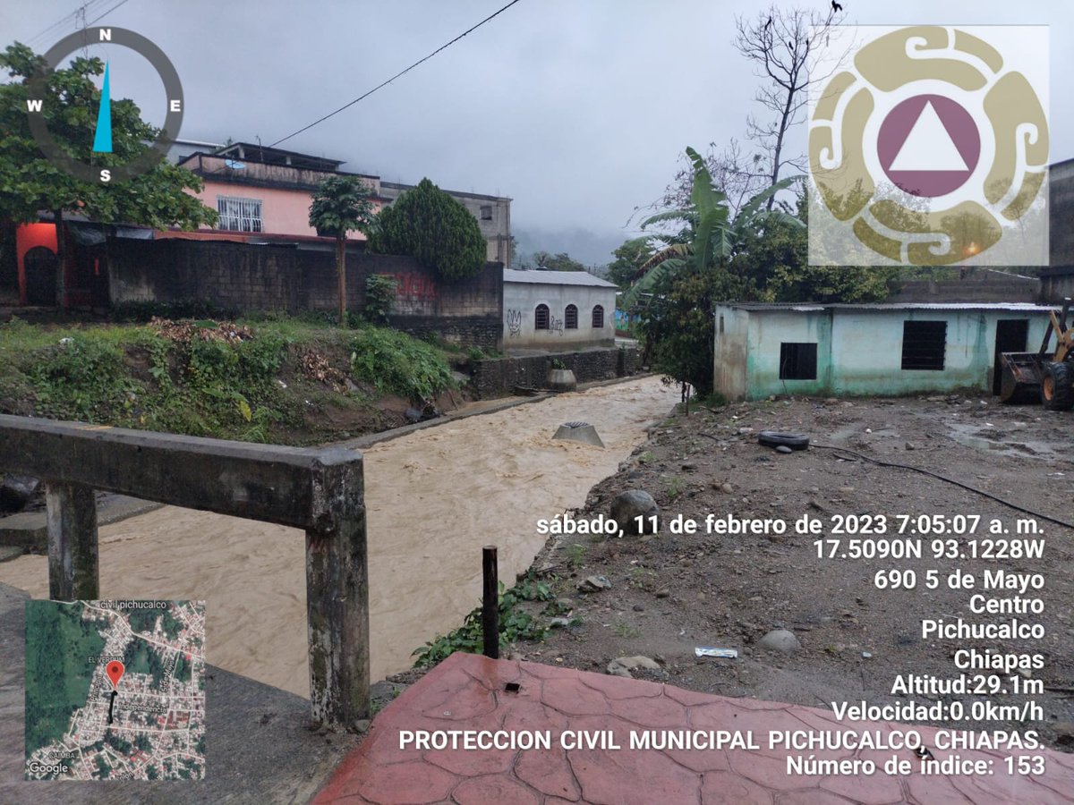 Protección Civil Chiapas on Twitter: "Personal de #ProtecciónCivil de Pichucalco realizó la ...