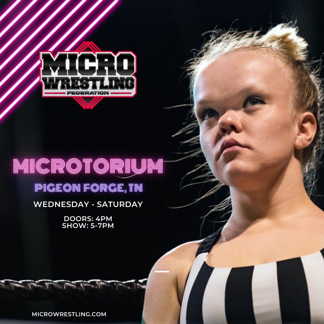 The Micro Wrestlers are pleased to announce our summer dates in Pigeon ...