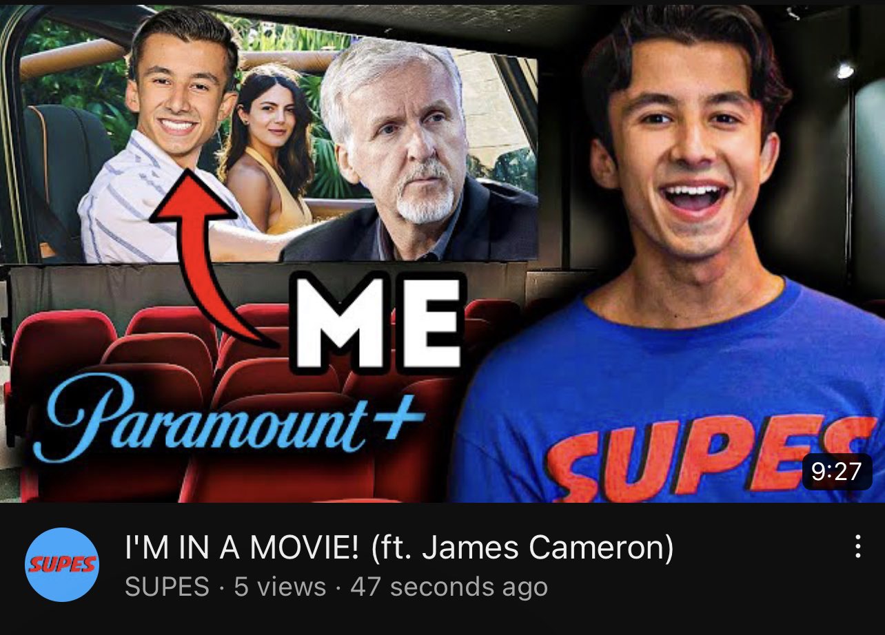 Matt Ramos on Twitter: "I’M IN A MOVIE! (ft. James Cameron) https://t.co/F9VUoPLScp https://t.co ...