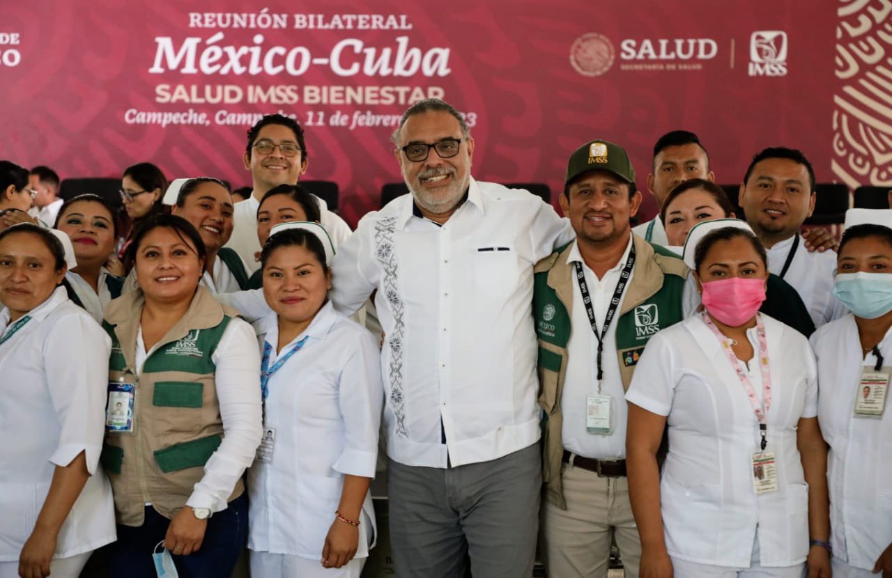 Zoé Robledo on Twitter: "Reunión bilateral México-Cuba, Salud @IMSSBIENESTAR con el presidente ...