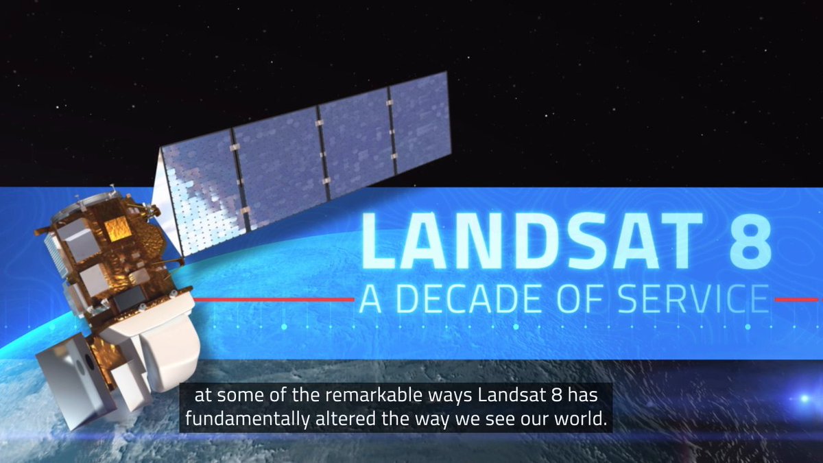 Today is the 10th anniversary of #Landsat 8! 🎉 🌍 For over 50 years, the ...